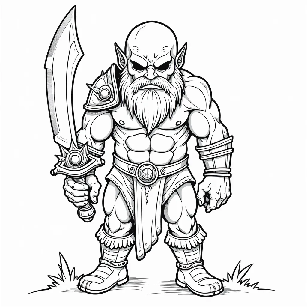 Kratos Coloring Pages SHANGO And OYA