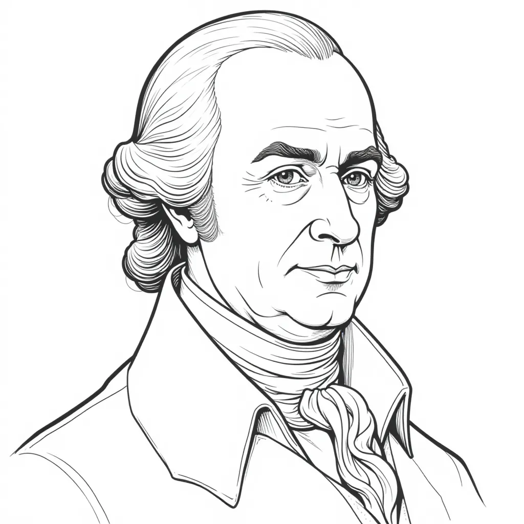 John Adams Coloring Pages