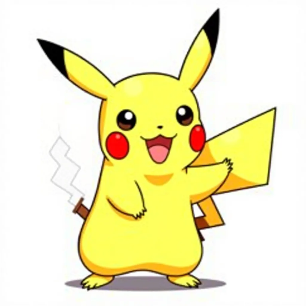 Happy Pikachu Face By Pikachu 'Electric Charge' Knuffel Kopen | Bekijk